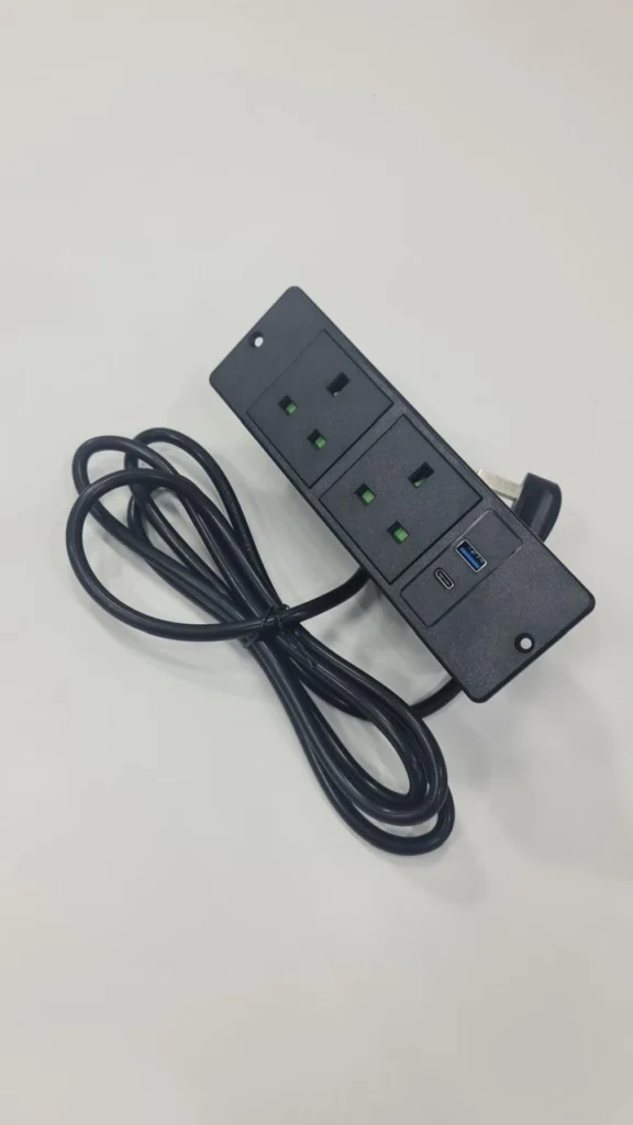 PDU accessory with 2 power sockets and UAB A & C